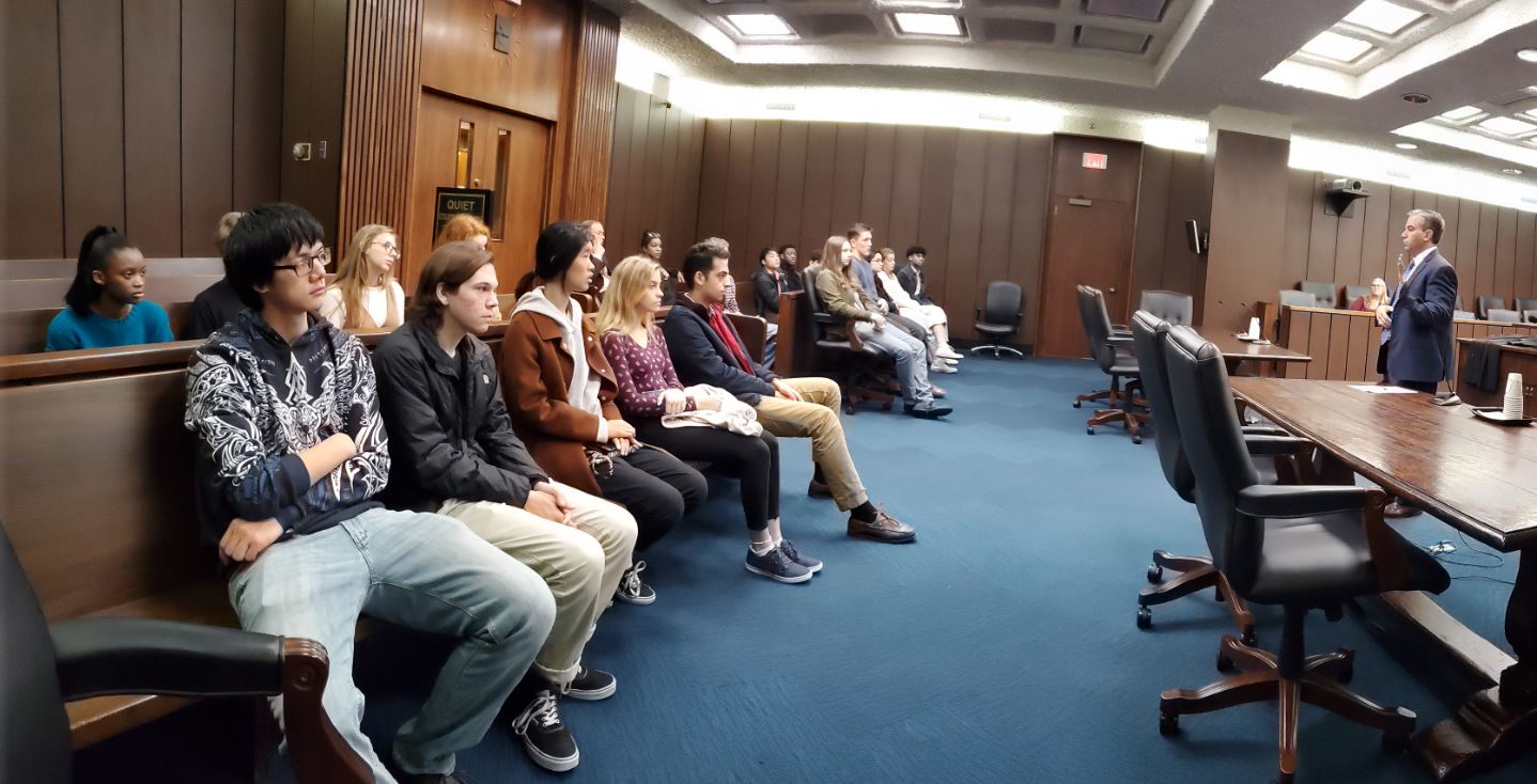 Hume Fogg Academic High School Visits Us District Court Middle District Of Tennessee